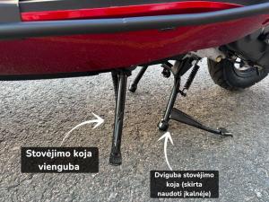 Red Yamaha Cygnus 2026 in Druskininkai, with an engine capacity of 49.00 L and mileage of 0 thousand km for 1350 €, photo 12 on AUTOMOTO.COM.LV