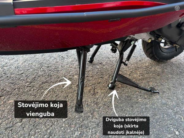 Red Yamaha Cygnus 2026 in Siauliai, with an engine capacity of 49.00 L and mileage of 0 thousand km for 1350 €, photo 10 on AUTOMOTO.COM.LV
