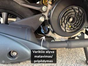 Red Yamaha Cygnus 2026 in Siauliai, with an engine capacity of 49.00 L and mileage of 0 thousand km for 1350 €, photo 13 on AUTOMOTO.COM.LV