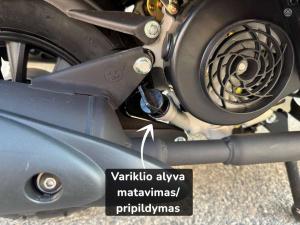 Sarkans Yamaha Cygnus 2026 Panevēža, ar dzinēja tilpumu 49.00 L un nobraukumu 0 tūkst. km par 1350 €, foto 11 vietnē AUTOMOTO.COM.LV