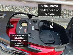 Sarkans Yamaha Cygnus 2026 Panevēža, ar dzinēja tilpumu 49.00 L un nobraukumu 0 tūkst. km par 1350 €, foto 14 vietnē AUTOMOTO.COM.LV