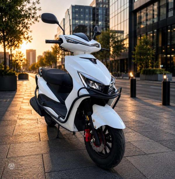 Balts Yamaha Cygnus 2026 Telšiai, ar dzinēja tilpumu 49.00 L un nobraukumu 0 tūkst. km par 1350 €, foto 1 vietnē AUTOMOTO.COM.LV