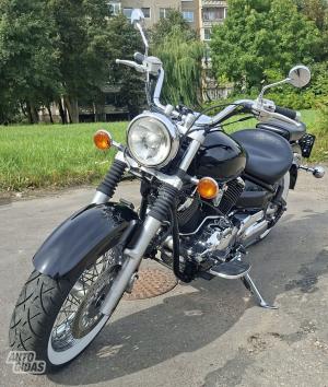 Black Yamaha Drag Star 2004 in Kaunas, with an engine capacity of 1.10 L and mileage of 50 thousand km for 3800 €, photo 3 on AUTOMOTO.COM.LV