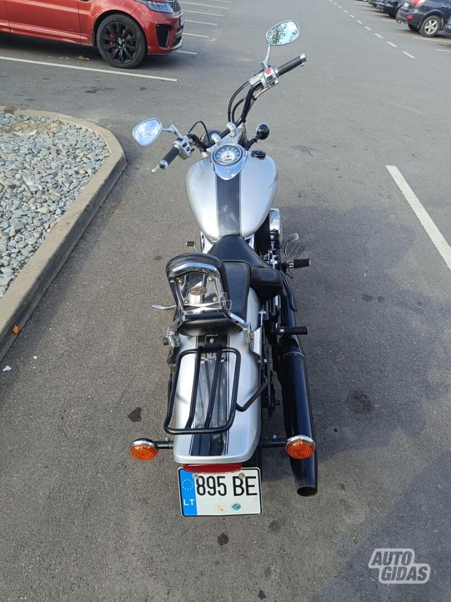 Grey Yamaha Drag Star 2008 in Vilnius, with an engine capacity of 1.10 L and mileage of 38 thousand km for 3600 €, photo 6 on AUTOMOTO.COM.LV