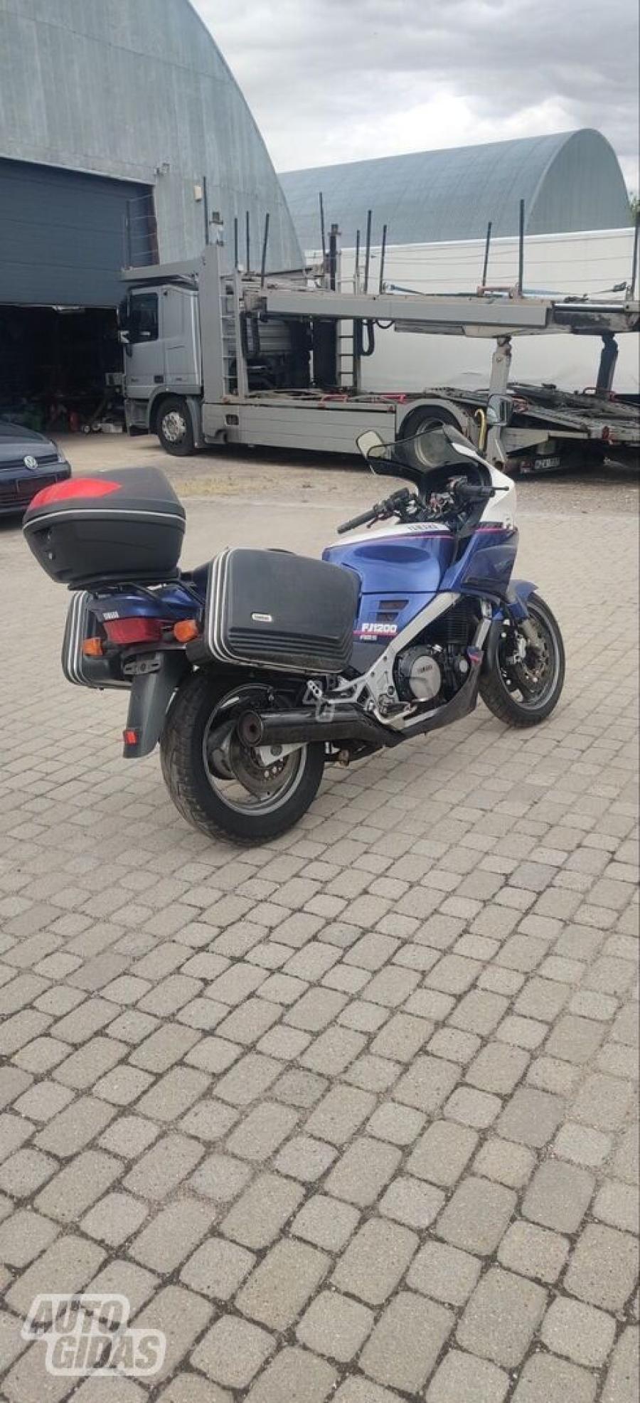 Синий Ямаха FJ 1200 1992 в Радвилишкис, объемом двигателя 1.20 л и пробегом 0 тыс. км за 1350 €, фото 3 на AUTOMOTO.COM.LV