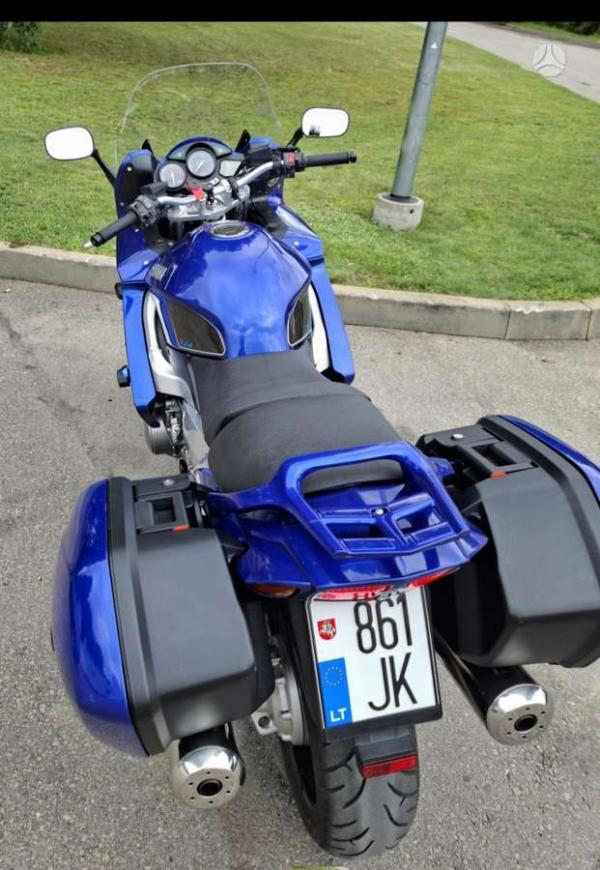 Blue Yamaha FJR 1300 2001 in Prienai, with an engine capacity of 1.30 L and mileage of 62 thousand km for 3250 €, photo 5 on AUTOMOTO.COM.LV