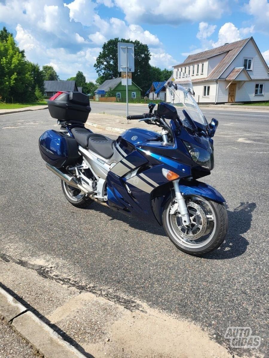 Blue Yamaha FJR 1300 2006 in Utena, with an engine capacity of 1.30 L and mileage of 57 thousand km for 7000 €, photo 3 on AUTOMOTO.COM.LV