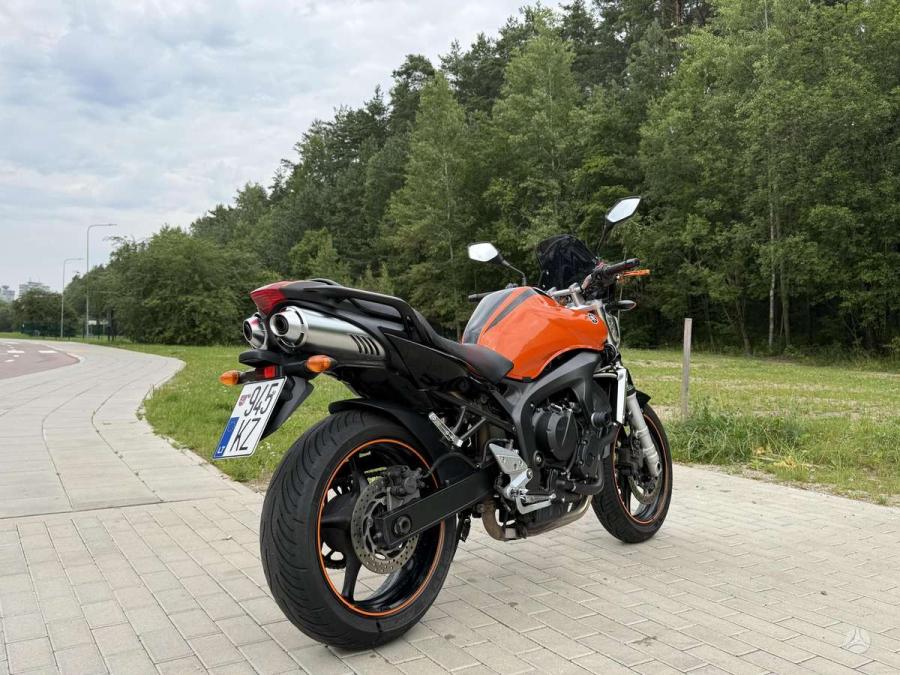Oranžs Yamaha FZ 6 2006 Viļņa, ar dzinēja tilpumu 0.60 L un nobraukumu 59 tūkst. km par 2500 €, foto 5 vietnē AUTOMOTO.COM.LV