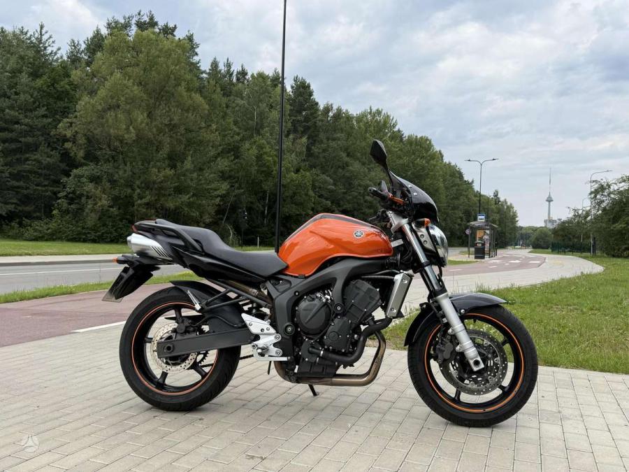 Oranžs Yamaha FZ 6 2006 Viļņa, ar dzinēja tilpumu 0.60 L un nobraukumu 59 tūkst. km par 2500 €, foto 6 vietnē AUTOMOTO.COM.LV