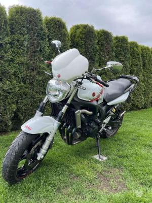 White Yamaha FZ 600 2005 in Panevezys, with an engine capacity of 0.60 L and mileage of 27 thousand km for 2750 €, photo 6 on AUTOMOTO.COM.LV