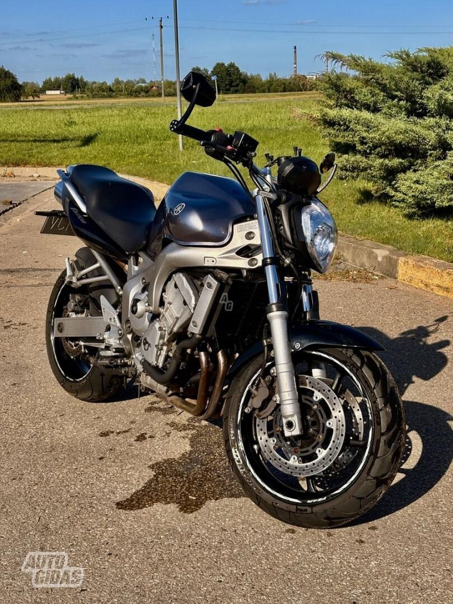 Grey Yamaha FZ 6N 2005 in Vilnius, with an engine capacity of 0.60 L and mileage of 24 thousand km for 2300 €, photo 1 on AUTOMOTO.COM.LV