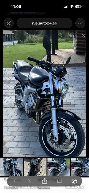 Yamaha FZ 6N 2005 in Tallinn, with an engine capacity of 0.60 L and mileage of 26 thousand km for 2900 €, photo 5 on AUTOMOTO.COM.LV