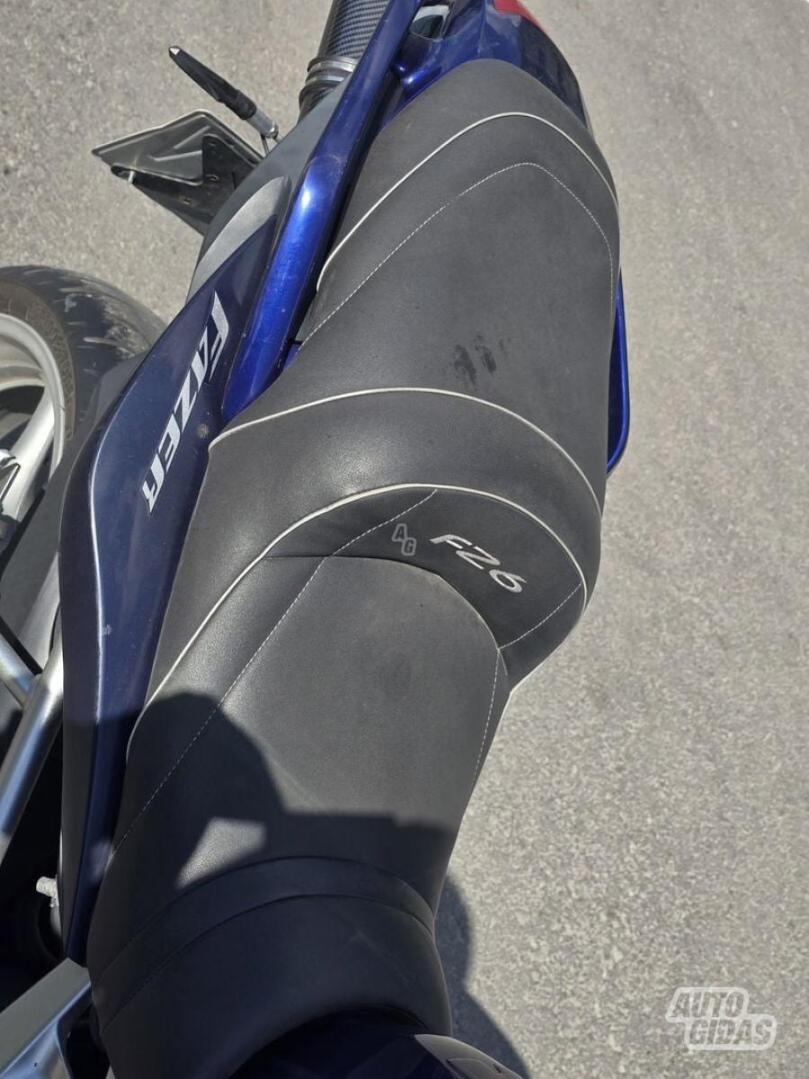 Zils Yamaha FZ 6S 2005 Šauļi, ar dzinēja tilpumu 0.60 L un nobraukumu 36 tūkst. km par 1750 €, foto 12 vietnē AUTOMOTO.COM.LV