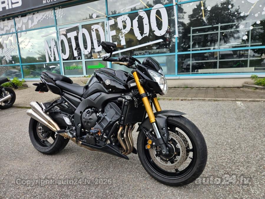 Black Yamaha FZ 8 2010 in Tallinn, with an engine capacity of 0.78 L and mileage of 58 thousand km for 3900 €, photo 1 on AUTOMOTO.COM.LV