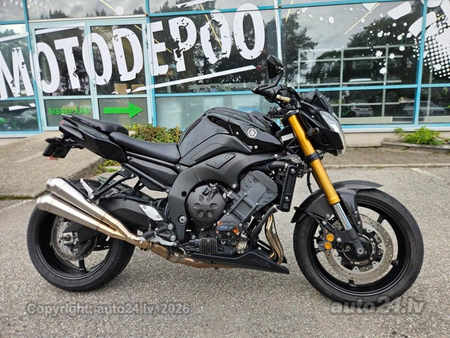 Black Yamaha FZ 8 2010 in Tallinn, with an engine capacity of 0.78 L and mileage of 58 thousand km for 3900 €, photo 3 on AUTOMOTO.COM.LV