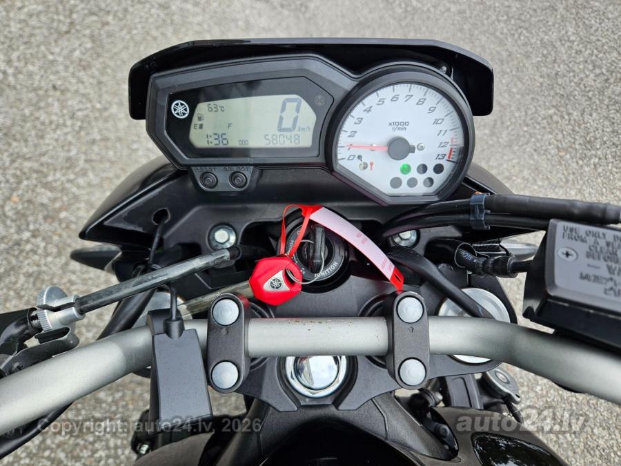 Black Yamaha FZ 8 2010 in Tallinn, with an engine capacity of 0.78 L and mileage of 58 thousand km for 3900 €, photo 12 on AUTOMOTO.COM.LV