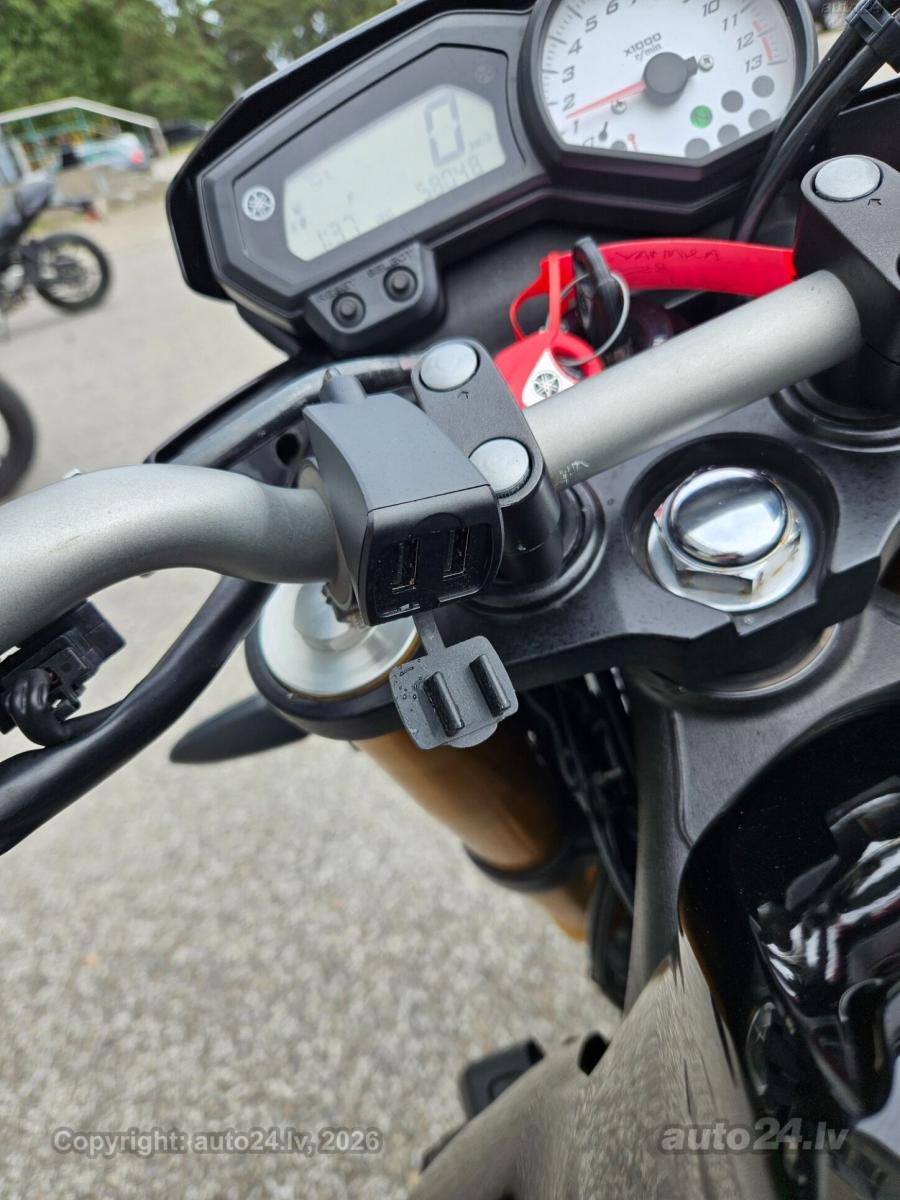 Black Yamaha FZ 8 2010 in Tallinn, with an engine capacity of 0.78 L and mileage of 58 thousand km for 3900 €, photo 13 on AUTOMOTO.COM.LV