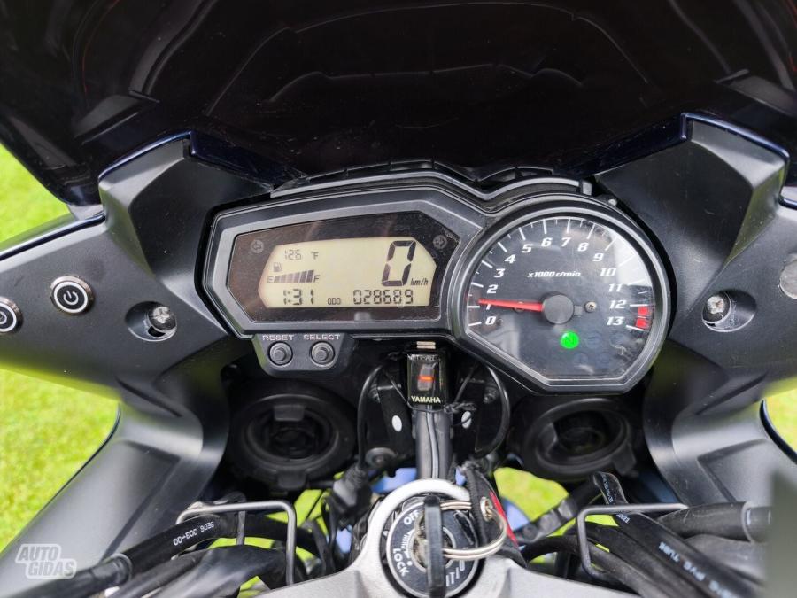 Blue Yamaha FZ1 2014 in Kaunas, with an engine capacity of 0.00 L and mileage of 28 thousand km for 5050 €, photo 12 on AUTOMOTO.COM.LV