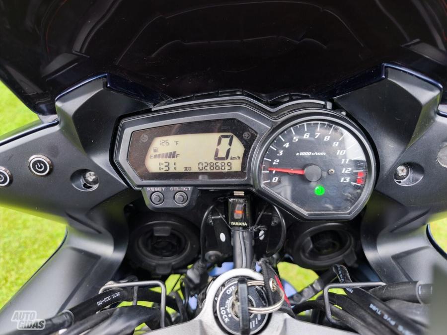Blue Yamaha FZ1 2014 in Alytus, with an engine capacity of 0.00 L and mileage of 28 thousand km for 5000 €, photo 12 on AUTOMOTO.COM.LV