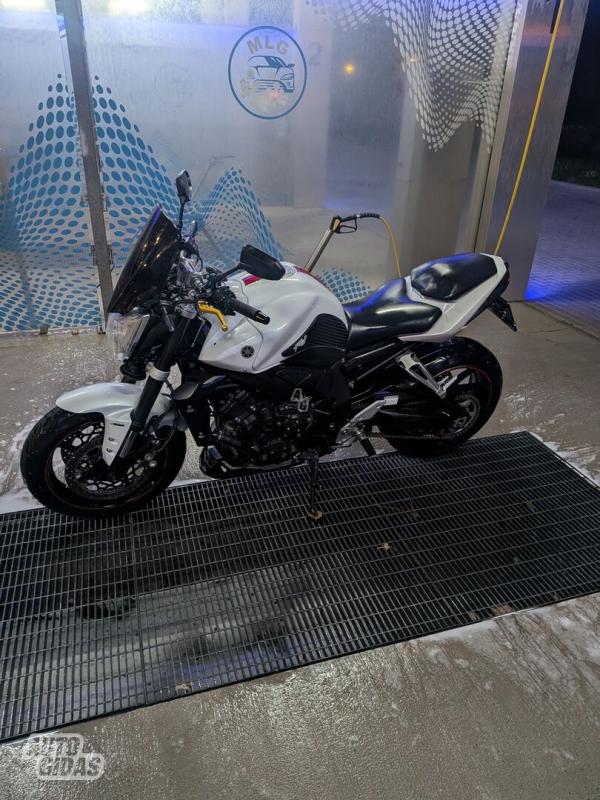 Balts Yamaha FZ1N 2008 Molėtai, ar dzinēja tilpumu 1.00 L un nobraukumu 53 tūkst. km par 3500 €, foto 1 vietnē AUTOMOTO.COM.LV