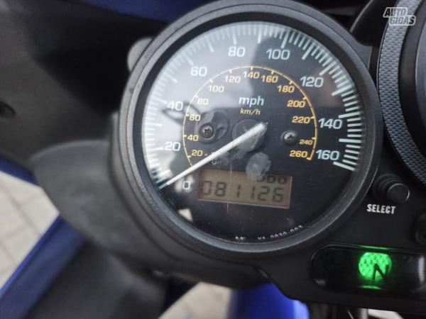 Blue Yamaha FZS 600 2003 in Vilnius, with an engine capacity of 0.60 L and mileage of 81 thousand km for 1850 €, photo 7 on AUTOMOTO.COM.LV