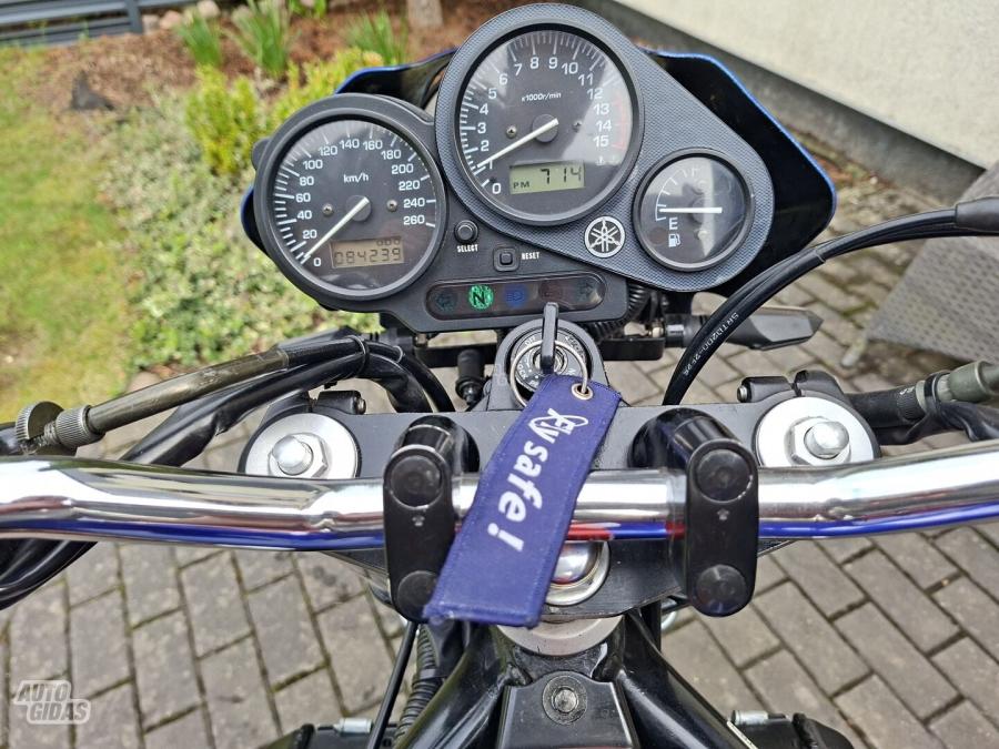 Blue Yamaha FZS 2003 in Vilnius, with an engine capacity of 0.60 L and mileage of 84 thousand km for 1400 €, photo 3 on AUTOMOTO.COM.LV