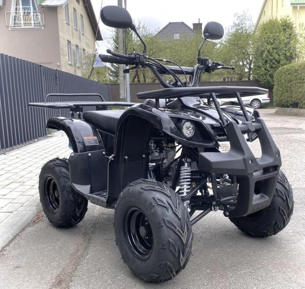 Black Yamaha Grizzly 2025 in Vilnius, with an engine capacity of 0.13 L and mileage of 1 thousand km for 799 €, photo 1 on AUTOMOTO.COM.LV