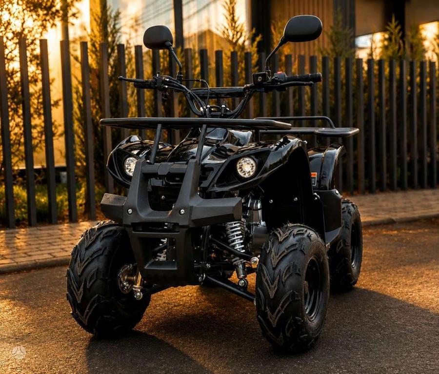 Black Yamaha Grizzly 2026 in Taurage, with an engine capacity of 0.13 L and mileage of 1 thousand km for 800 €, photo 3 on AUTOMOTO.COM.LV