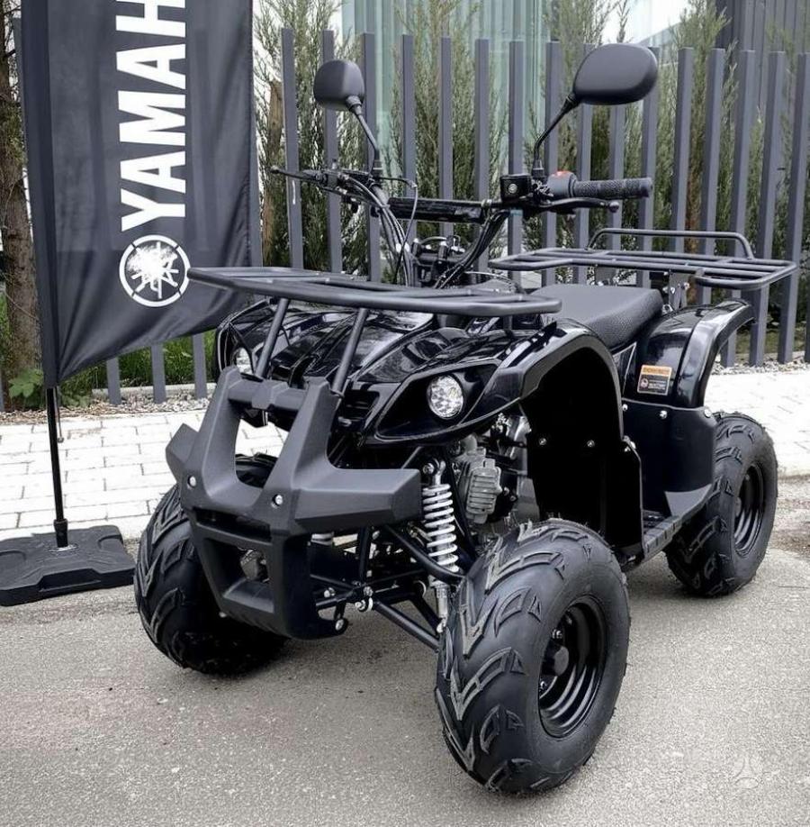 Black Yamaha Grizzly 2026 in Kaunas, with an engine capacity of 0.13 L and mileage of 0 thousand km for 799 €, photo 1 on AUTOMOTO.COM.LV