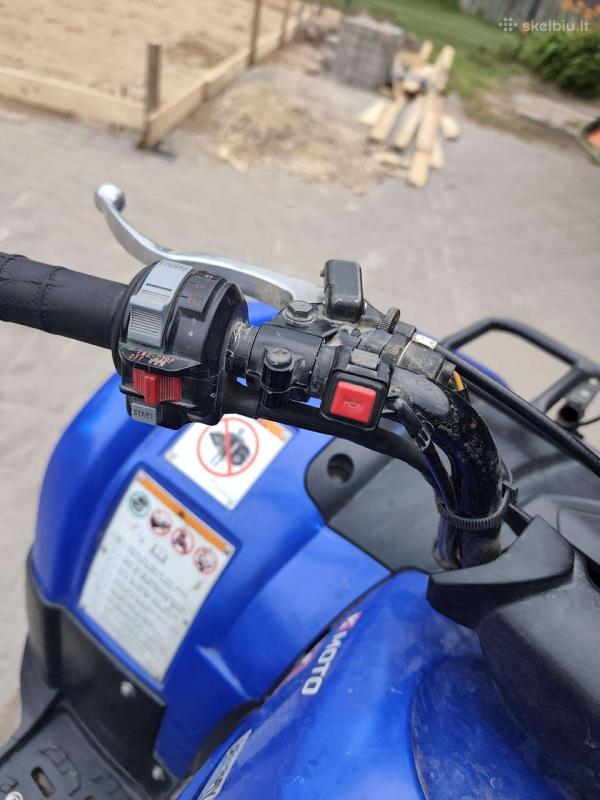 Zils Yamaha Grizzly 2006 Raseiniai, ar dzinēja tilpumu 0.13 L un nobraukumu 2 tūkst. km par 1200 €, foto 3 vietnē AUTOMOTO.COM.LV