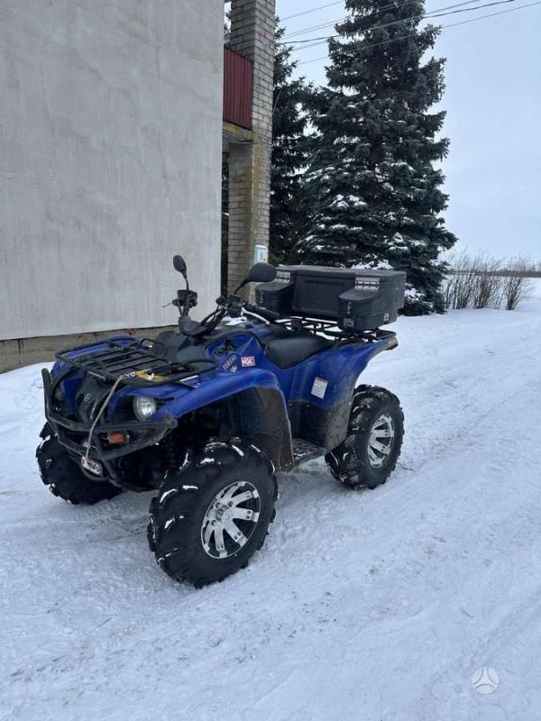 Zils Yamaha Grizzly 2007 Marijampole, ar dzinēja tilpumu 0.70 L un nobraukumu 9 tūkst. km par 3950 €, foto 2 vietnē AUTOMOTO.COM.LV