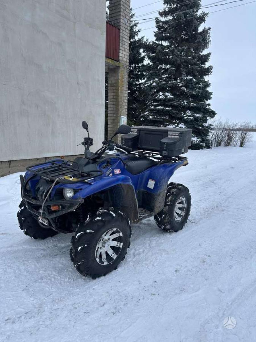 Zils Yamaha Grizzly 2007 Marijampole, ar dzinēja tilpumu 0.70 L un nobraukumu 9 tūkst. km par 3950 €, foto 2 vietnē AUTOMOTO.COM.LV
