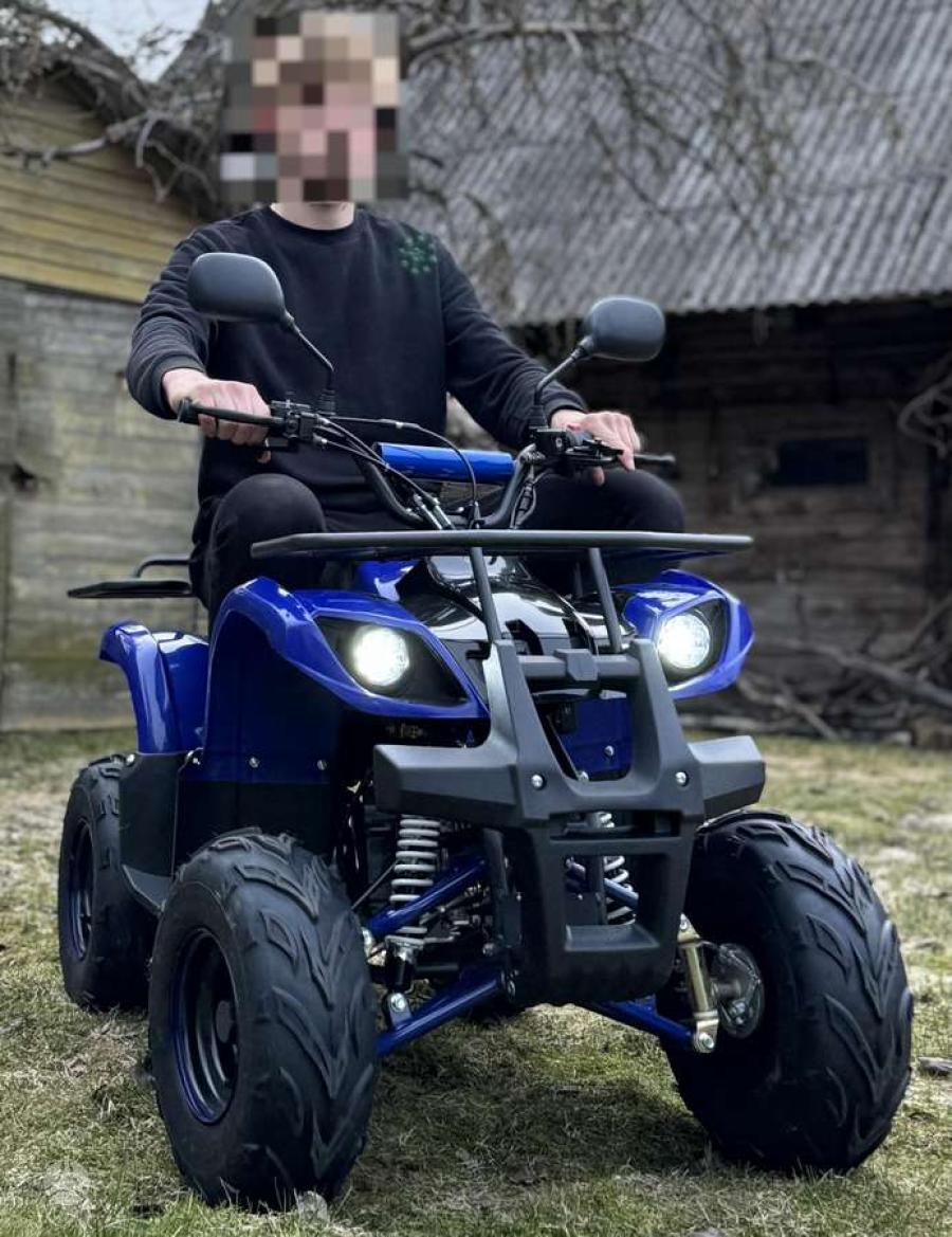 Blue Yamaha Grizzly 2026 in Klaipeda, with an engine capacity of 0.13 L and mileage of 0 thousand km for 799 €, photo 1 on AUTOMOTO.COM.LV
