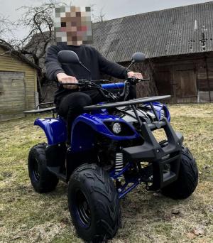 Blue Yamaha Grizzly 2026 in Klaipeda, with an engine capacity of 0.13 L and mileage of 0 thousand km for 799 €, photo 3 on AUTOMOTO.COM.LV