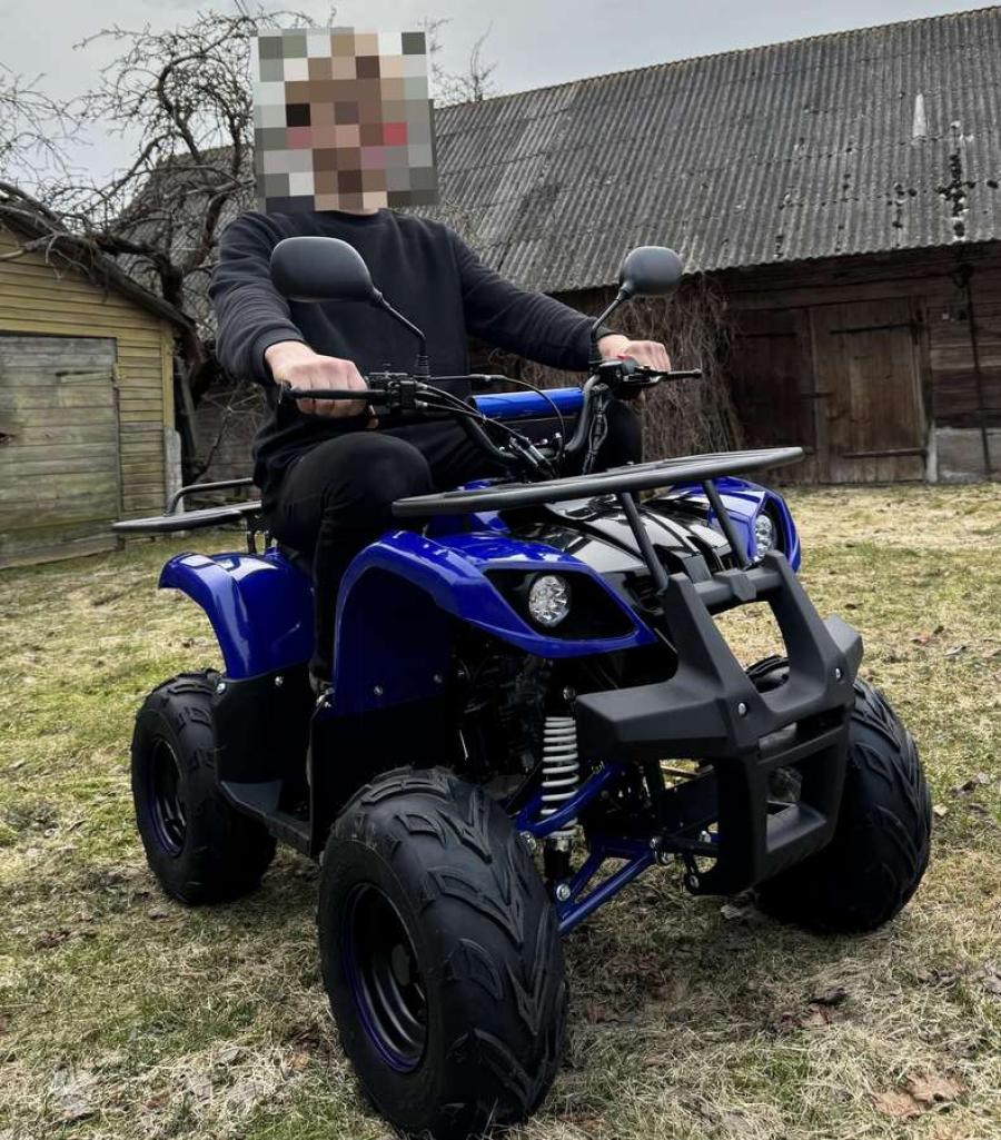 Zils Yamaha Grizzly 2026 Klaipėda, ar dzinēja tilpumu 0.13 L un nobraukumu 0 tūkst. km par 800 €, foto 4 vietnē AUTOMOTO.COM.LV