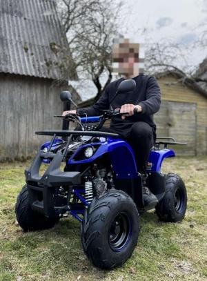 Blue Yamaha Grizzly 2026 in Klaipeda, with an engine capacity of 0.13 L and mileage of 0 thousand km for 799 €, photo 5 on AUTOMOTO.COM.LV