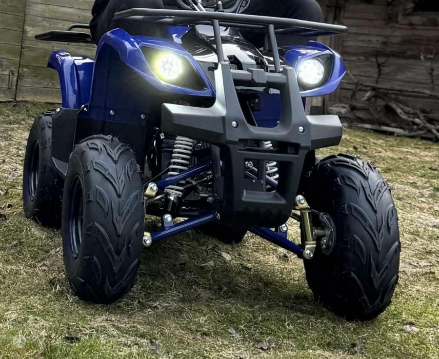 Blue Yamaha Grizzly 2026 in Klaipeda, with an engine capacity of 0.13 L and mileage of 0 thousand km for 799 €, photo 6 on AUTOMOTO.COM.LV