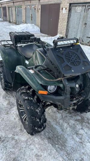 Green Yamaha Grizzly 2008 in Kretinga, with an engine capacity of 0.70 L and mileage of 10 thousand km for 3700 €, photo 6 on AUTOMOTO.COM.LV
