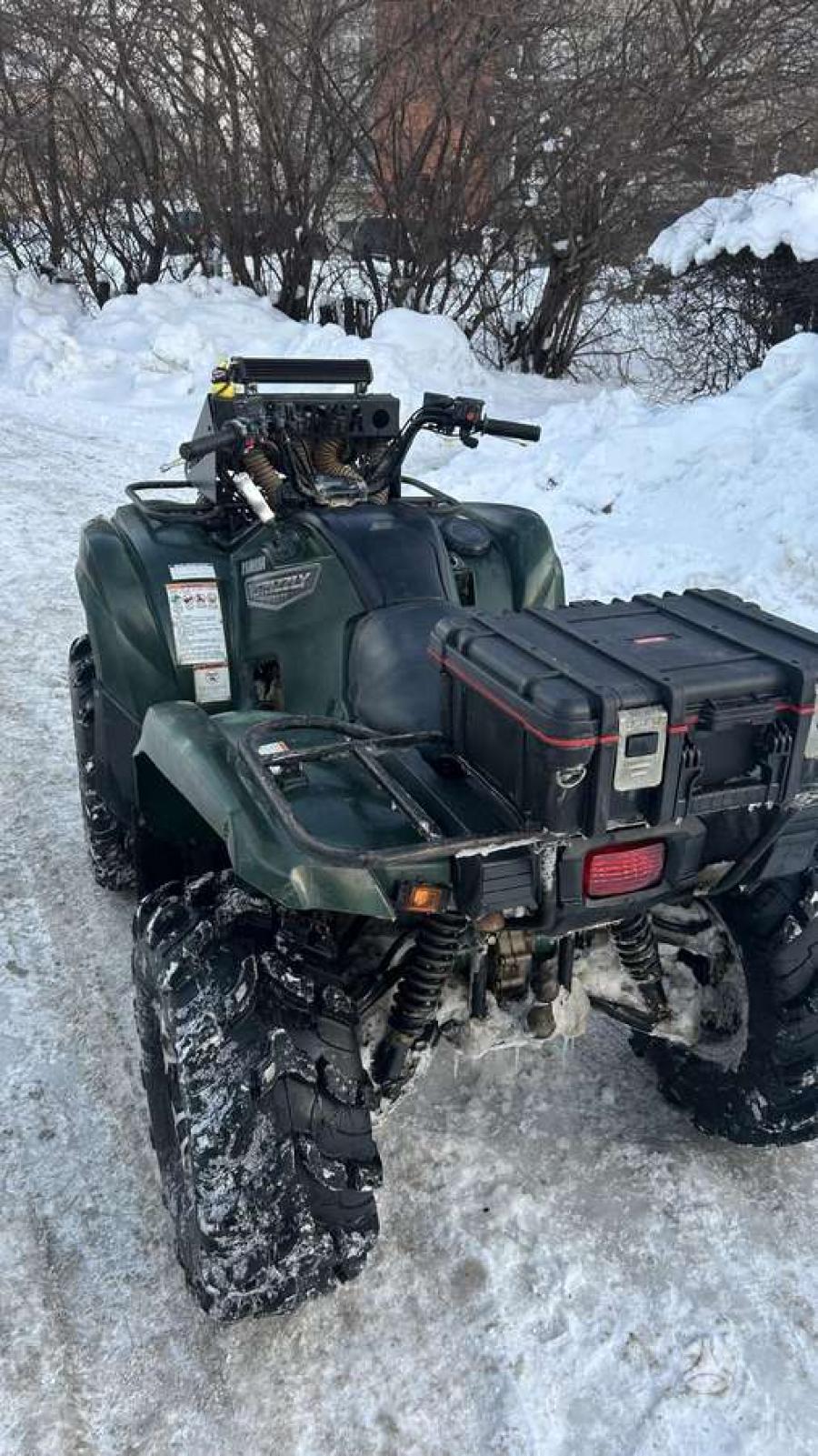 Green Yamaha Grizzly 2008 in Kretinga, with an engine capacity of 0.70 L and mileage of 10 thousand km for 3700 €, photo 7 on AUTOMOTO.COM.LV