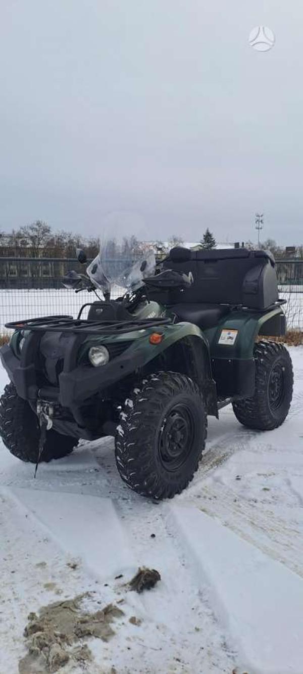 Green Yamaha Grizzly 2016 in Kaunas, with an engine capacity of 0.45 L and mileage of 27 thousand km for 5000 €, photo 2 on AUTOMOTO.COM.LV