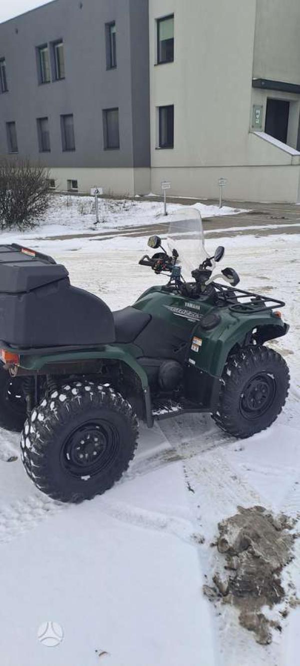 Green Yamaha Grizzly 2016 in Kaunas, with an engine capacity of 0.45 L and mileage of 27 thousand km for 5000 €, photo 3 on AUTOMOTO.COM.LV