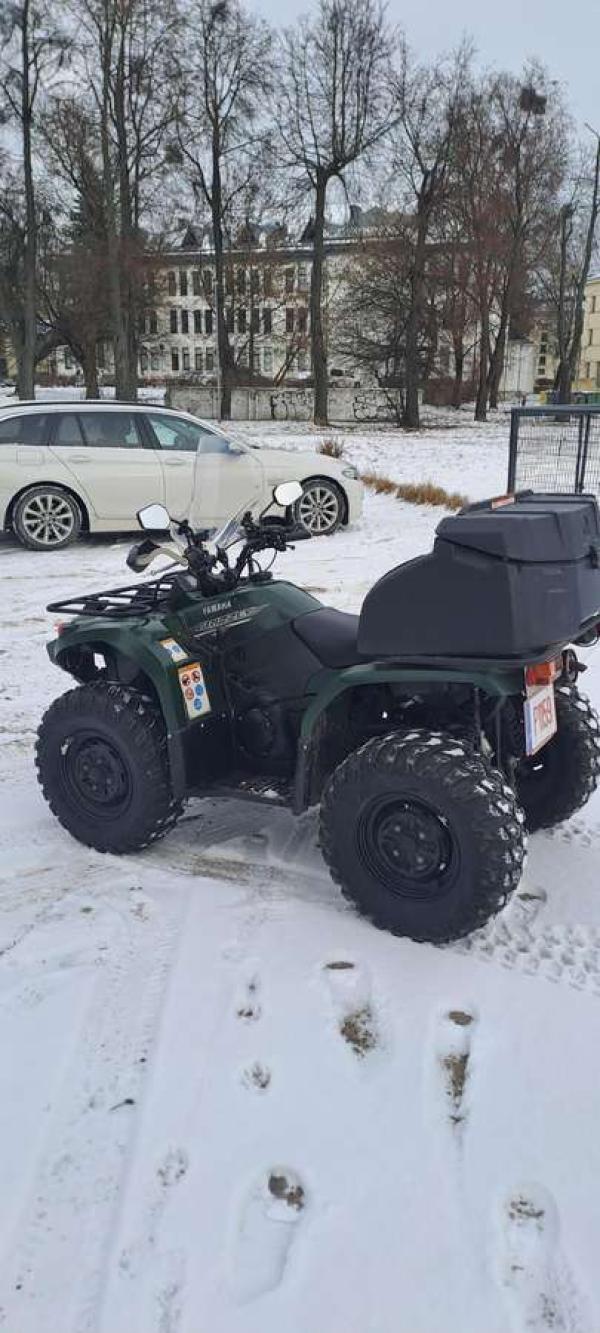 Green Yamaha Grizzly 2016 in Kaunas, with an engine capacity of 0.45 L and mileage of 27 thousand km for 5000 €, photo 4 on AUTOMOTO.COM.LV