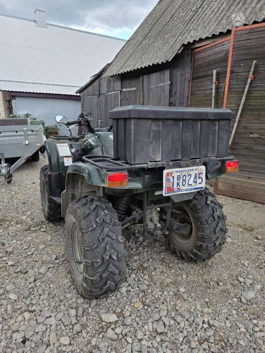Yamaha Grizzly 2004 in Vilnius, with an engine capacity of 0.66 L and mileage of 4 thousand km for 3300 €, photo 5 on AUTOMOTO.COM.LV