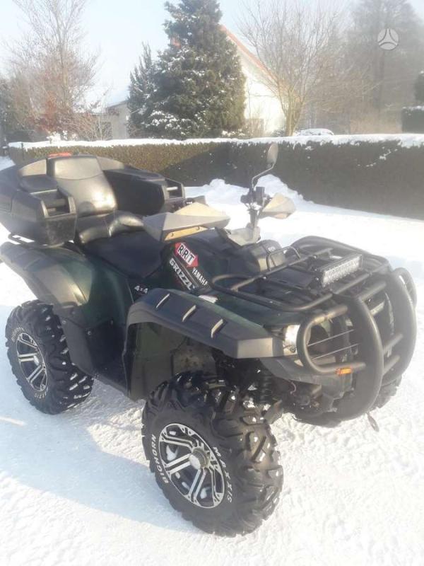 Yamaha Grizzly 2008 in Taurage, with an engine capacity of 0.70 L and mileage of 17 thousand km for 5200 €, photo 2 on AUTOMOTO.COM.LV