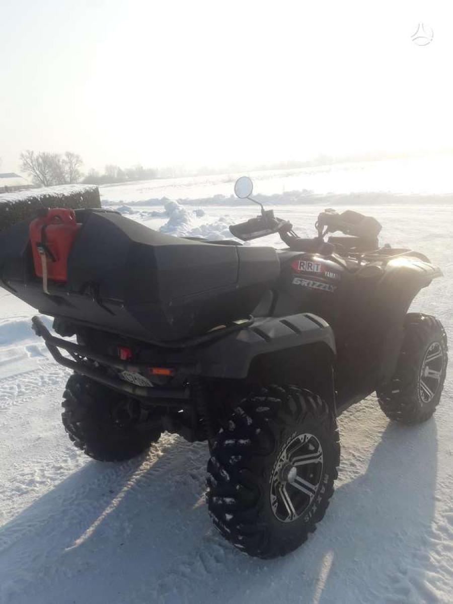 Yamaha Grizzly 2008 in Taurage, with an engine capacity of 0.70 L and mileage of 17 thousand km for 5200 €, photo 9 on AUTOMOTO.COM.LV