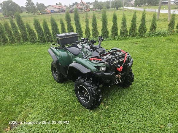 Yamaha Grizzly 2008 in Kretinga, with an engine capacity of 0.70 L and mileage of 19 thousand km for 5200 €, photo 5 on AUTOMOTO.COM.LV