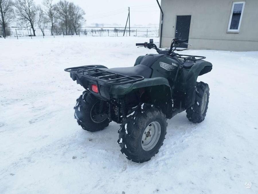 Yamaha Grizzly 2010 in Taurage, with an engine capacity of 0.70 L and mileage of 8 thousand km for 4000 €, photo 4 on AUTOMOTO.COM.LV