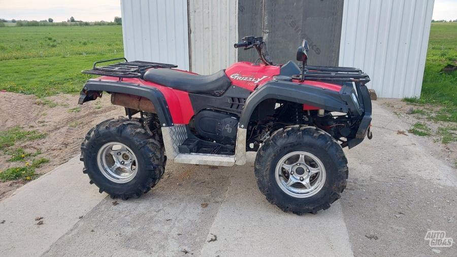 Red Yamaha Grizzly 2010 in Silute, with an engine capacity of 0.70 L and mileage of 0 thousand km for 3200 €, photo 6 on AUTOMOTO.COM.LV