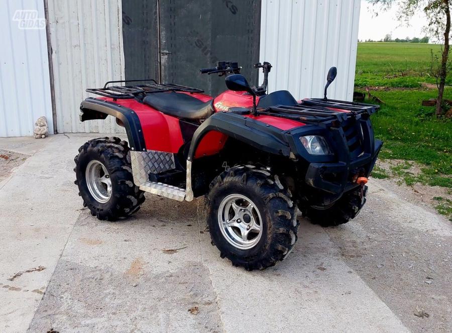 Red Yamaha Grizzly 2010 in Silute, with an engine capacity of 0.70 L and mileage of 0 thousand km for 3200 €, photo 7 on AUTOMOTO.COM.LV