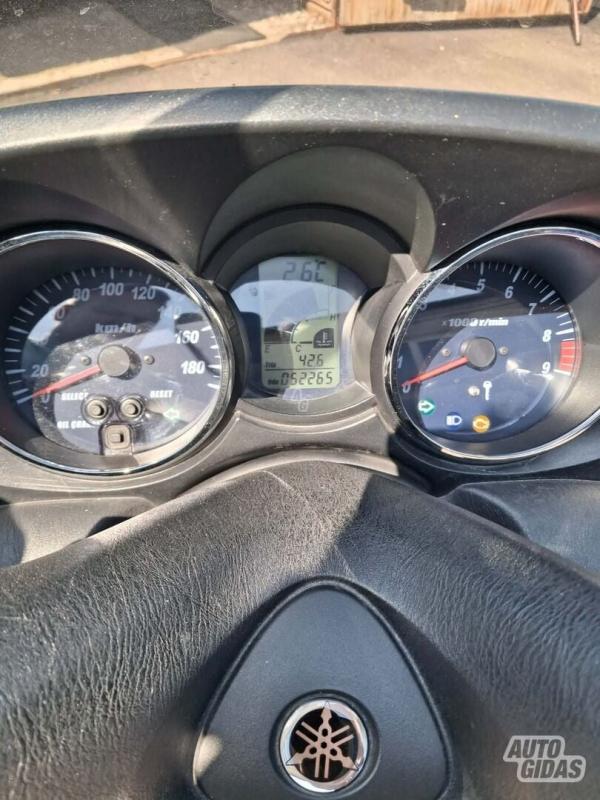 Grey Yamaha Majesty 2008 in Vilnius, with an engine capacity of 0.40 L and mileage of 52 thousand km for 1600 €, photo 9 on AUTOMOTO.COM.LV
